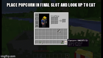 [1.8] One Command - Grow-able Corn and Edible Popcorn V4 Minecraft Map